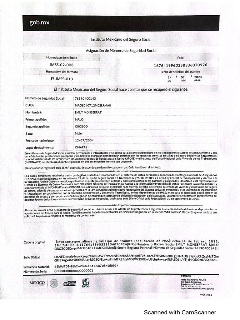 Constancia de Vigencia Del Seguro PDF | PDF