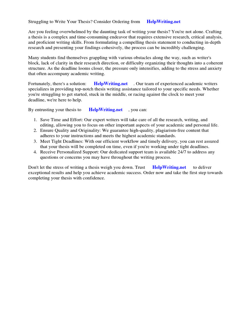 Anthony Rizzi Thesis | PDF