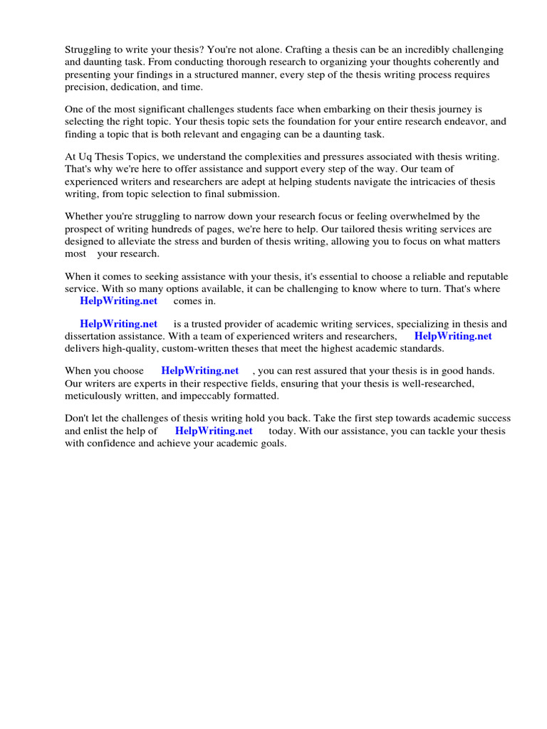 Uq Thesis Topics | PDF | Thesis | Dairy Cattle