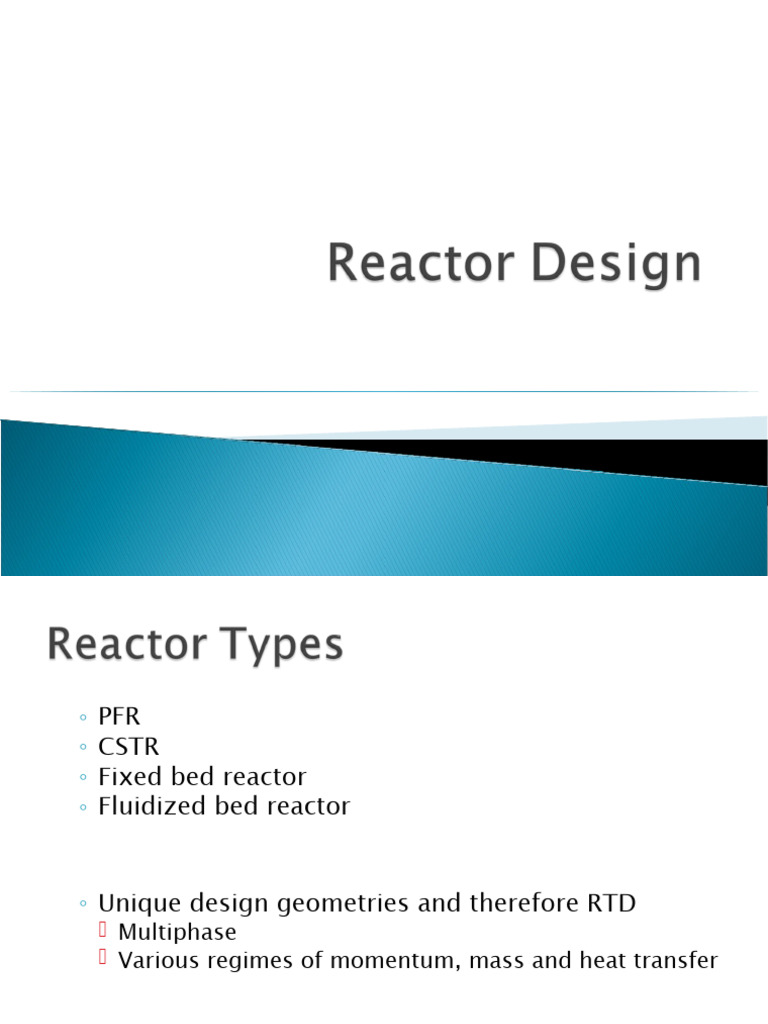 06 Reactor Design | PDF