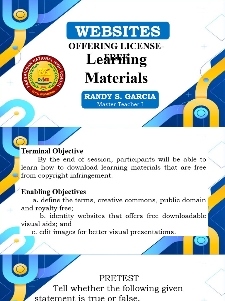 Randy INSET January 2024 | PDF | Public Domain | Creative Commons