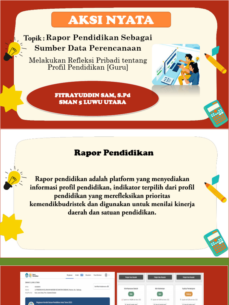 Refleksi Pribadi Profil Pendidikan | PDF