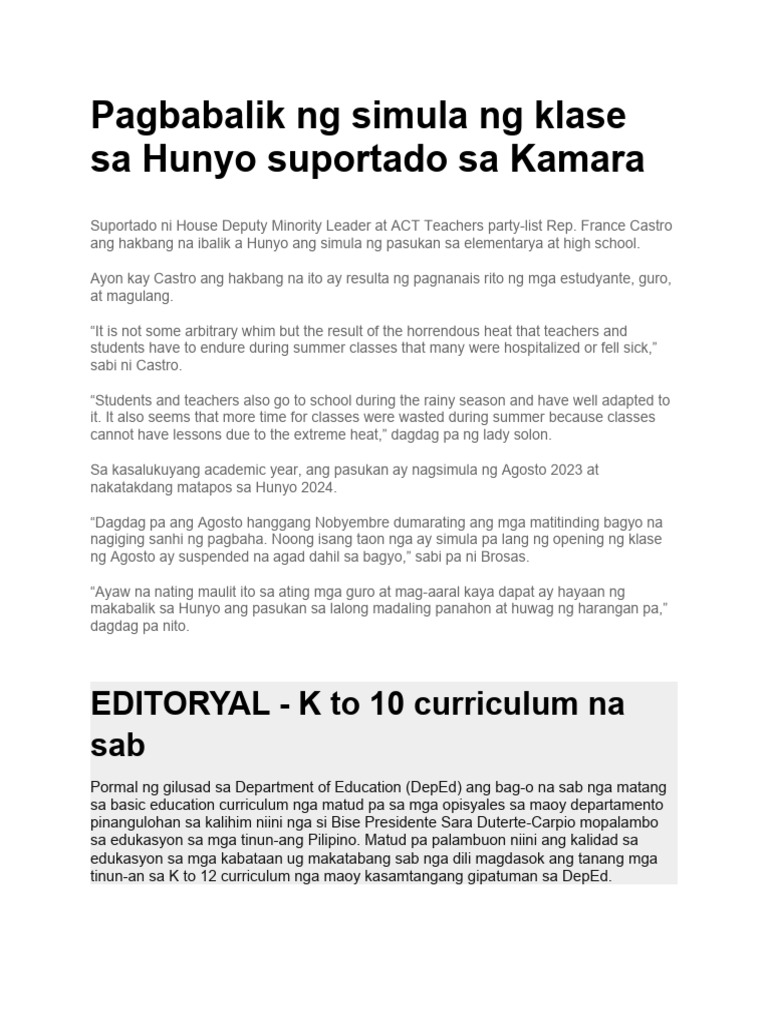 Editoryal | PDF