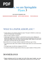 Fold 'N Fly Fast Hawk Paper Airplane | PDF | Airplane | Transport