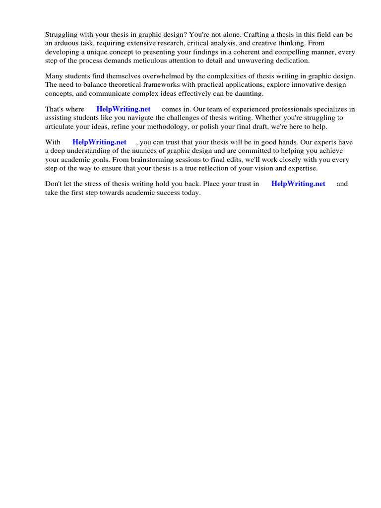 Thesis Graphic Design Idea | PDF