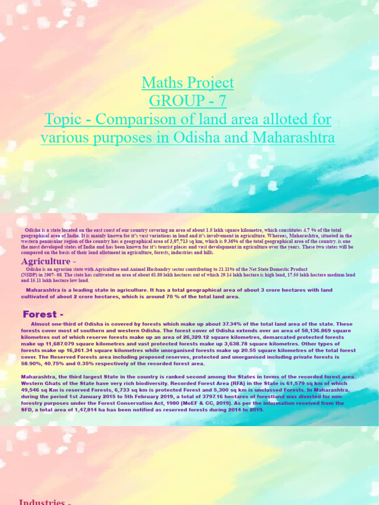 Maths AIL | Download Free PDF | Forests | Agriculture