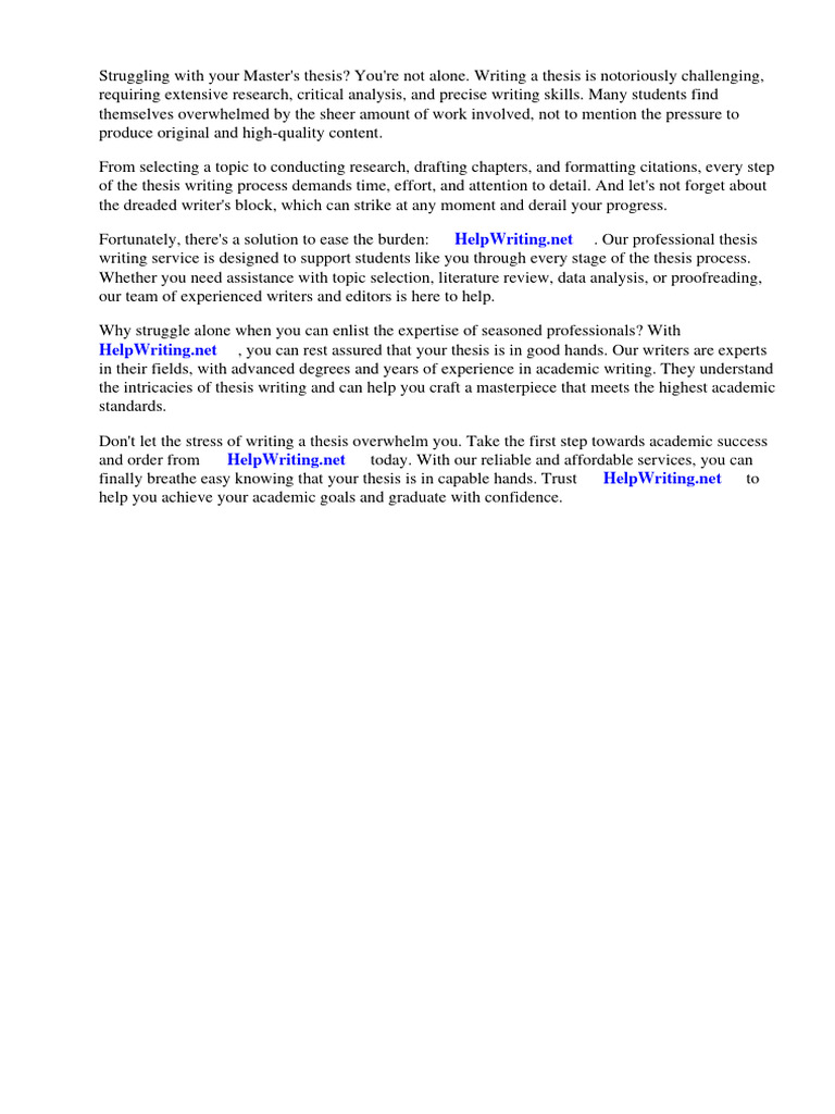 Ge Master Thesis | PDF | Thesis | Expert