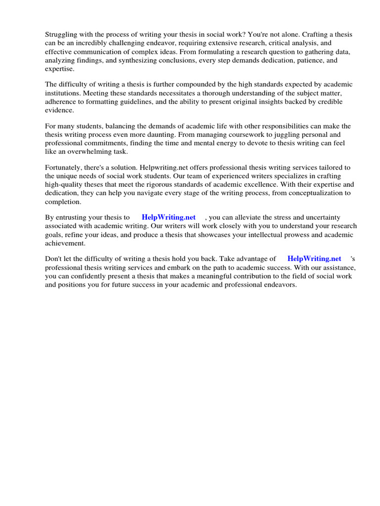 Shodhganga Thesis in Social Work | PDF | Thesis | Academic Publishing