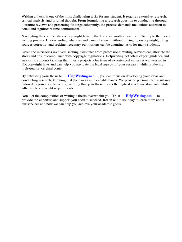 Thesis Copyright Uk | PDF
