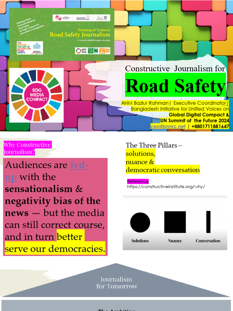 Constructive Journalism For Road Safety in Bangladesh | PDF