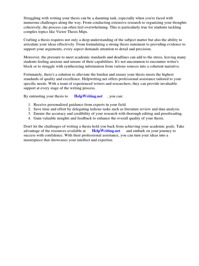 Victor Thesis Mips | PDF | Central Processing Unit | Field Programmable Gate Array