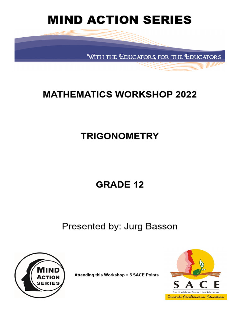 Trigonometry Workshop for Teachers | PDF