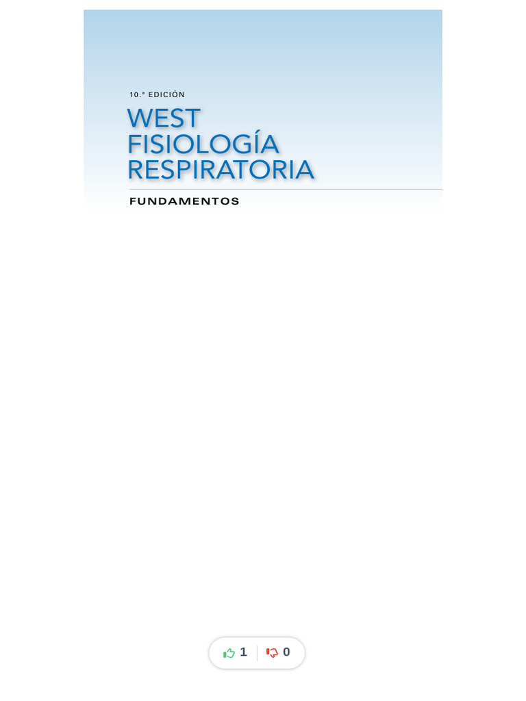 West Fisiologia Respiratoria 12 Edpdf Version 1 Compress | Descargar gratis PDF | Pulmón ...