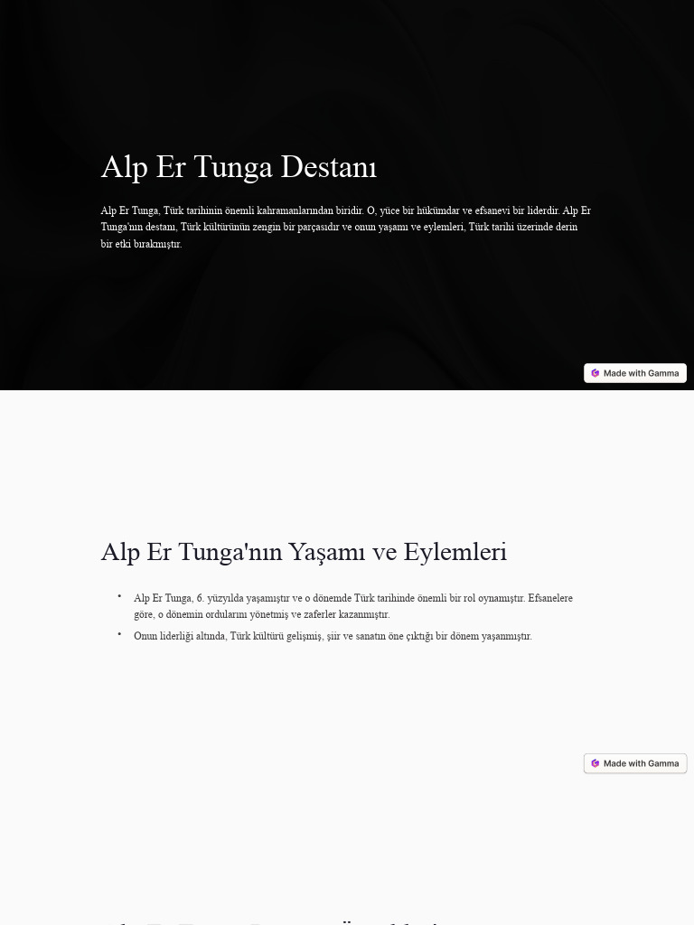 Alp Er Tunga Destani | PDF