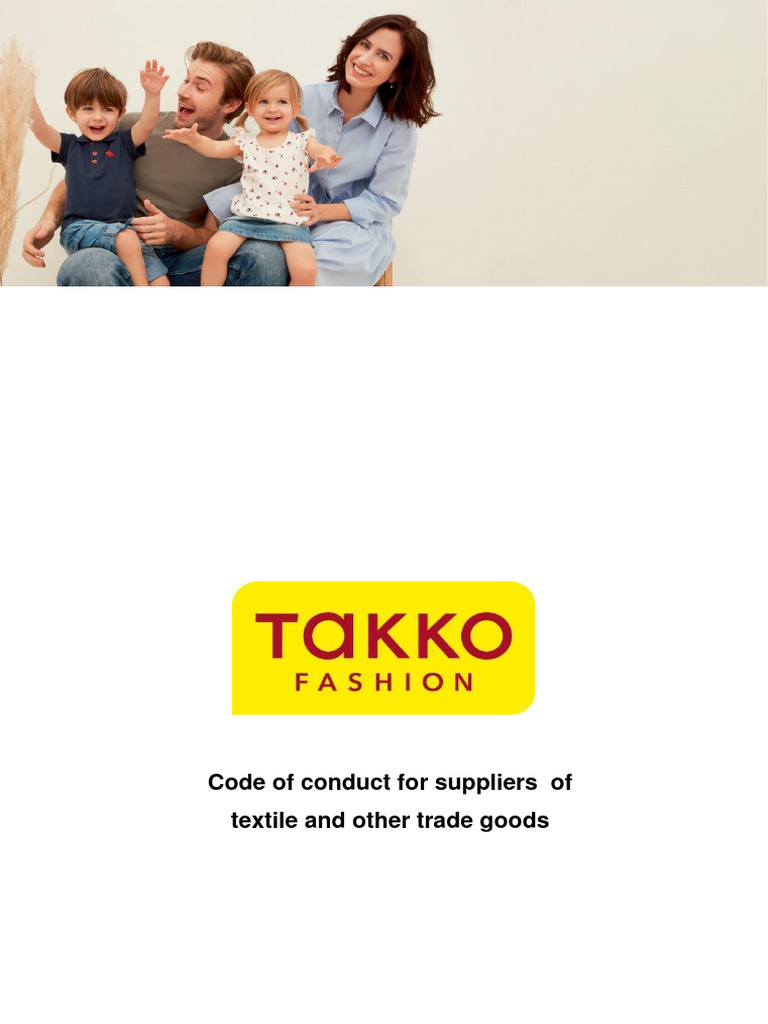 Takko - Fashion - Code - of - Conduct - For - Suppliers - of - Textile ...