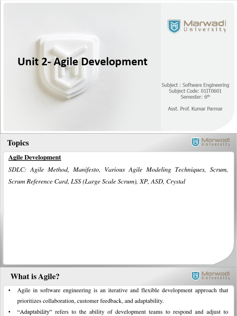 Unit2 MU Newpdf 2024 01 08 19 59 51 | PDF | Agile Software Development | Scrum (Software ...