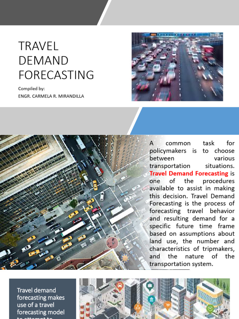 Travel Demand Forecasting | PDF
