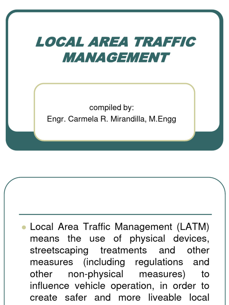 Local Area Traffic Management | PDF