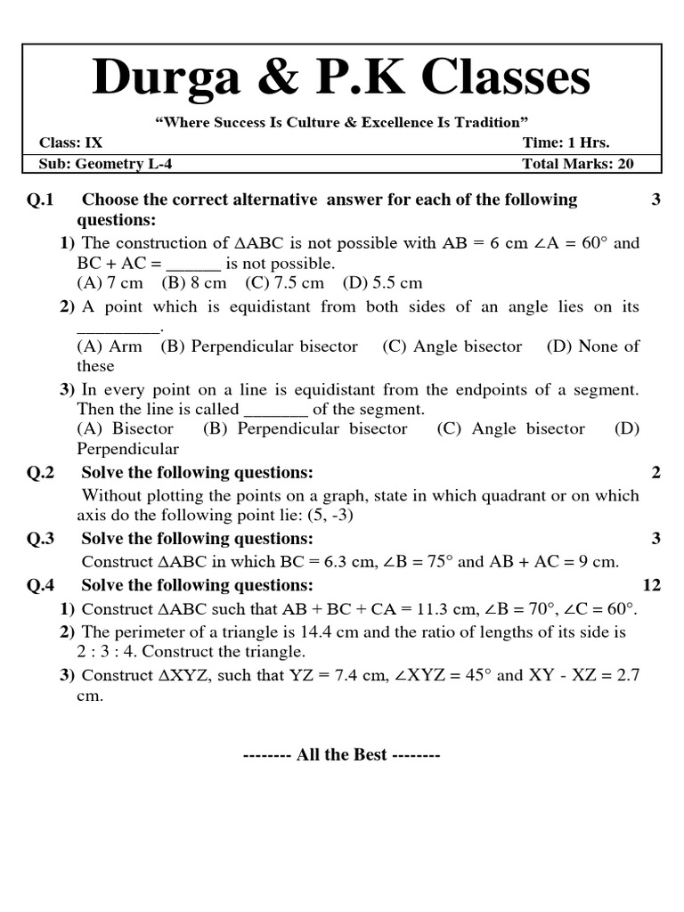 9th Geometry L 4 Pdf Pdf