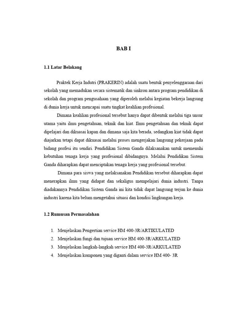 Laporan PKL Jidan | PDF