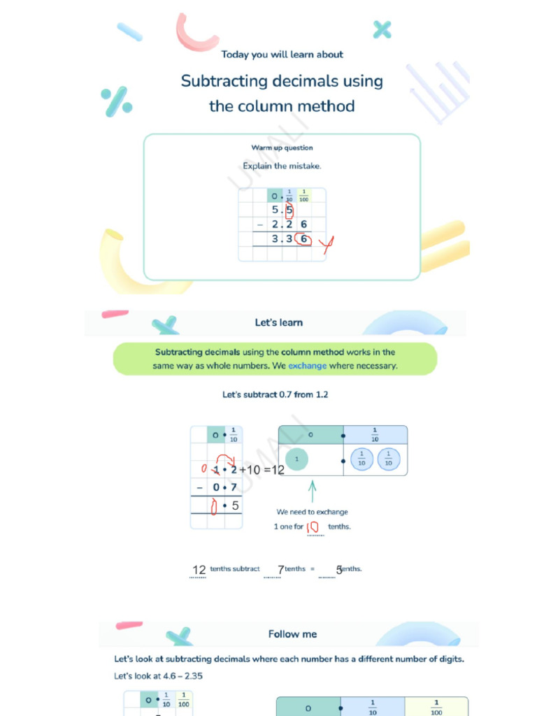 Umali-LO1-P5 - Decimal Numbers | PDF