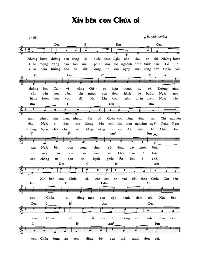 Xin Ben Con Chua Oi | PDF