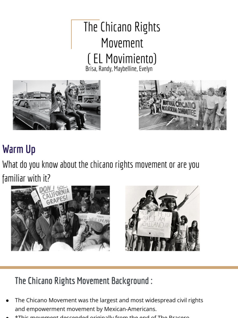 The Chicano Rights Movement | PDF | Chicano | Hispanic And Latino Americans