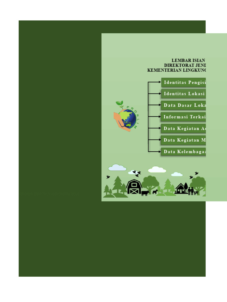 Lembar Isian Proklim SRN Ppi Upload 20210321 | PDF