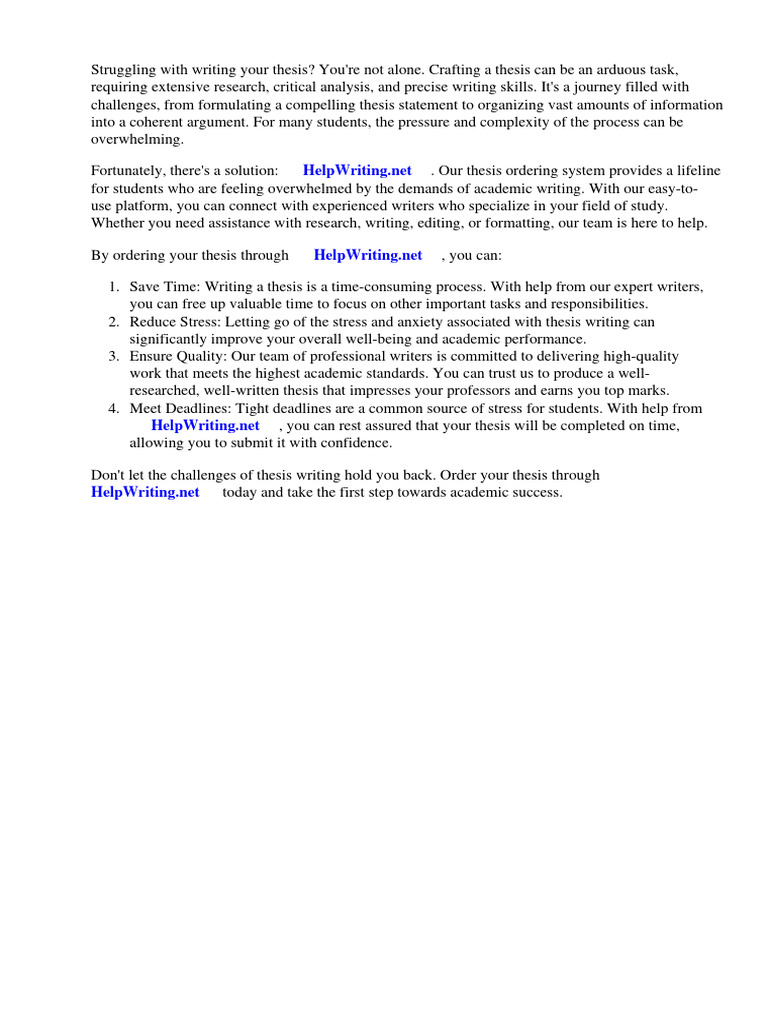 Thesis Ordering System | PDF