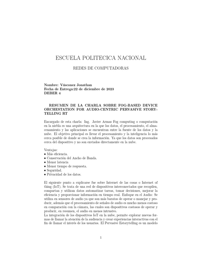 DEBER 4 RESUMEN Vásconez Jonathan | PDF | Internet de las Cosas ...