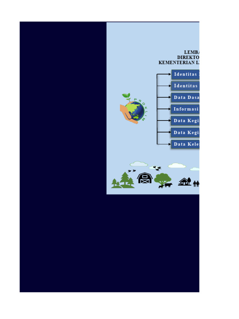 Lembar Isian ProKlim 2022: Data Adaptasi | PDF