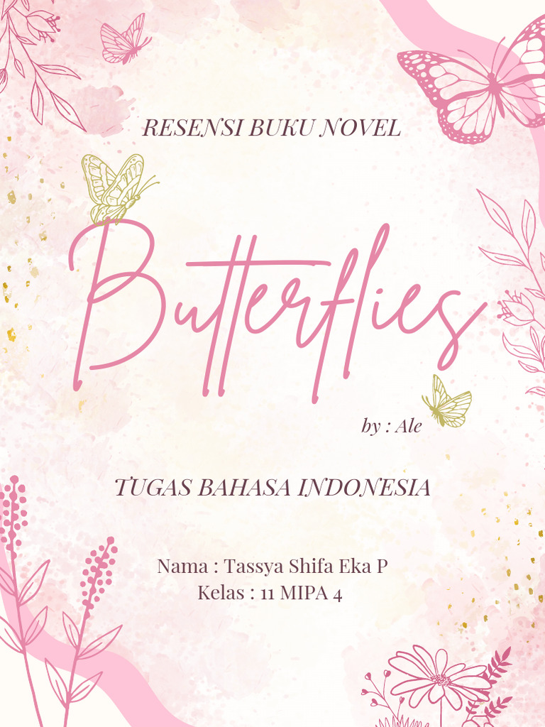 Resensi Novel Butterflies oleh Ale | PDF | Fiksi Umum