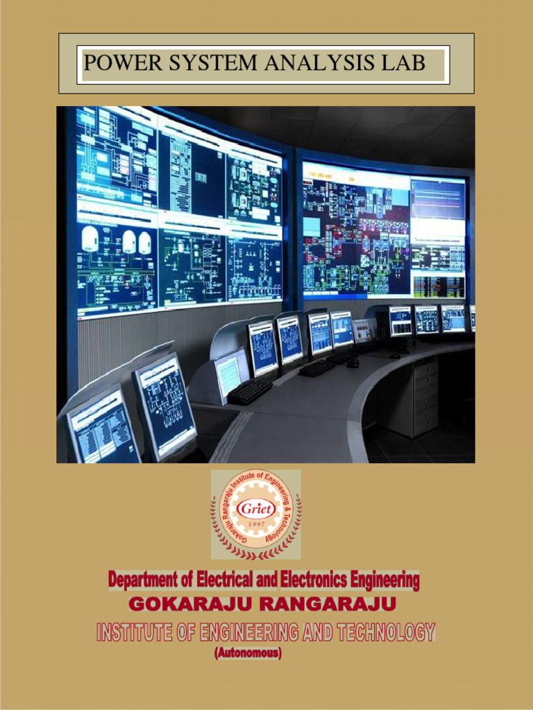 Power System Analysis Lab Manual | PDF | Matrix (Mathematics) | Power (Physics)