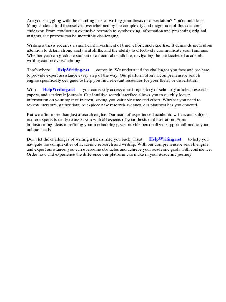 Search Engine For Thesis and Dissertation | PDF