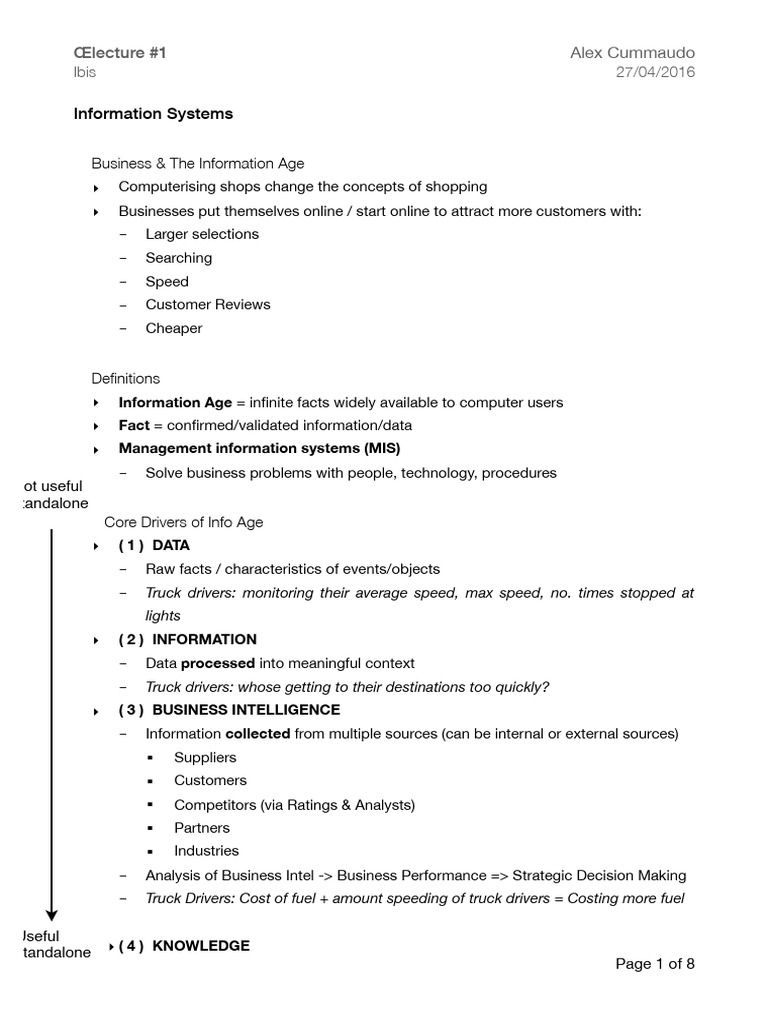 Introduction To Business Information Systems | PDF | Software Development Process | Computer Network
