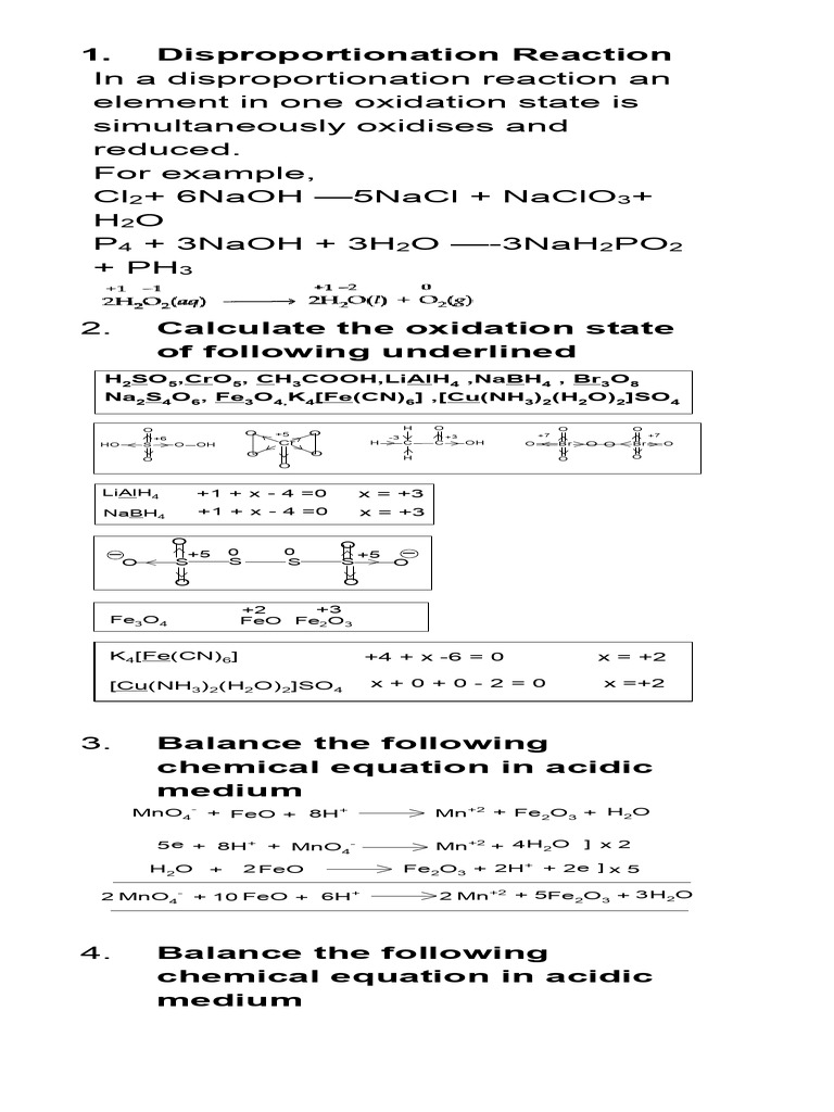 Redox Pinky | PDF | Redox | Physical Chemistry