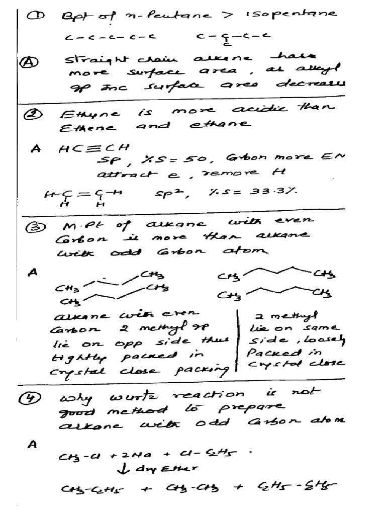 Rev Ques Hydrocarbon | PDF