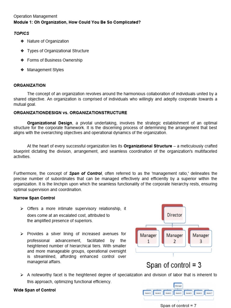 OM Module 1 Detailed | PDF | Limited Liability Company | Stocks