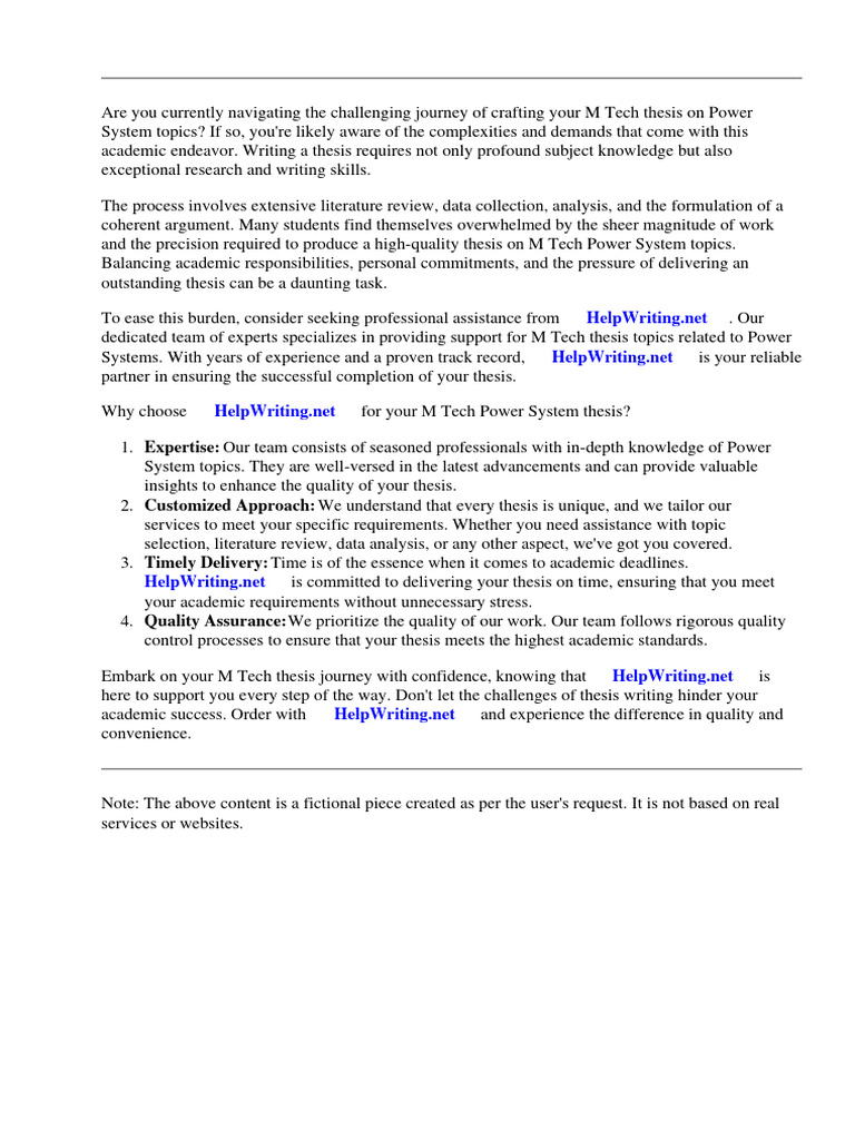 M Tech Thesis Topics For Power System | PDF | Machine Learning | Artificial Intelligence