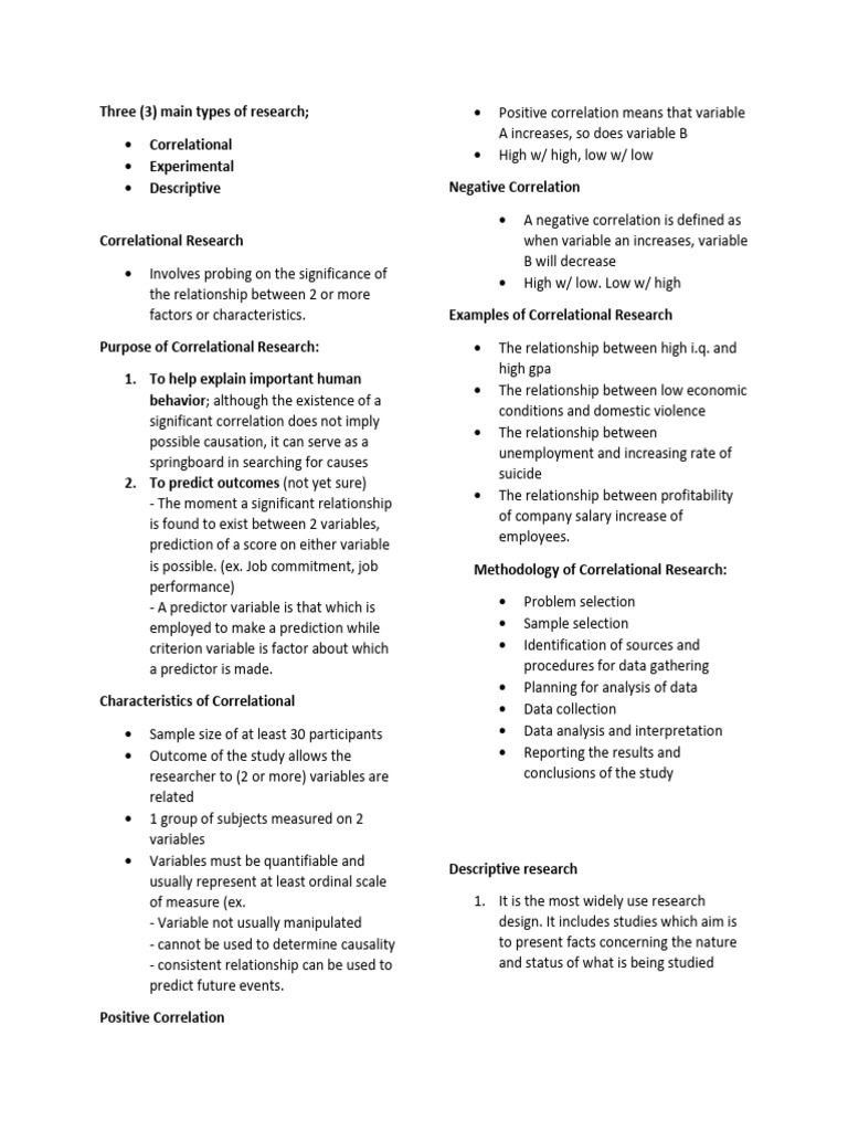 Correlation Pdf