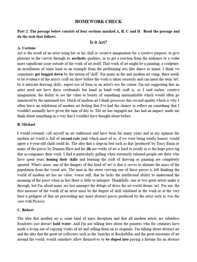 Homework Check | PDF | Mathematics | Knowledge