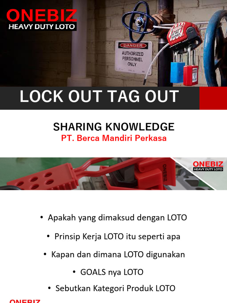 Panduan Lengkap LOTO di Industri | PDF