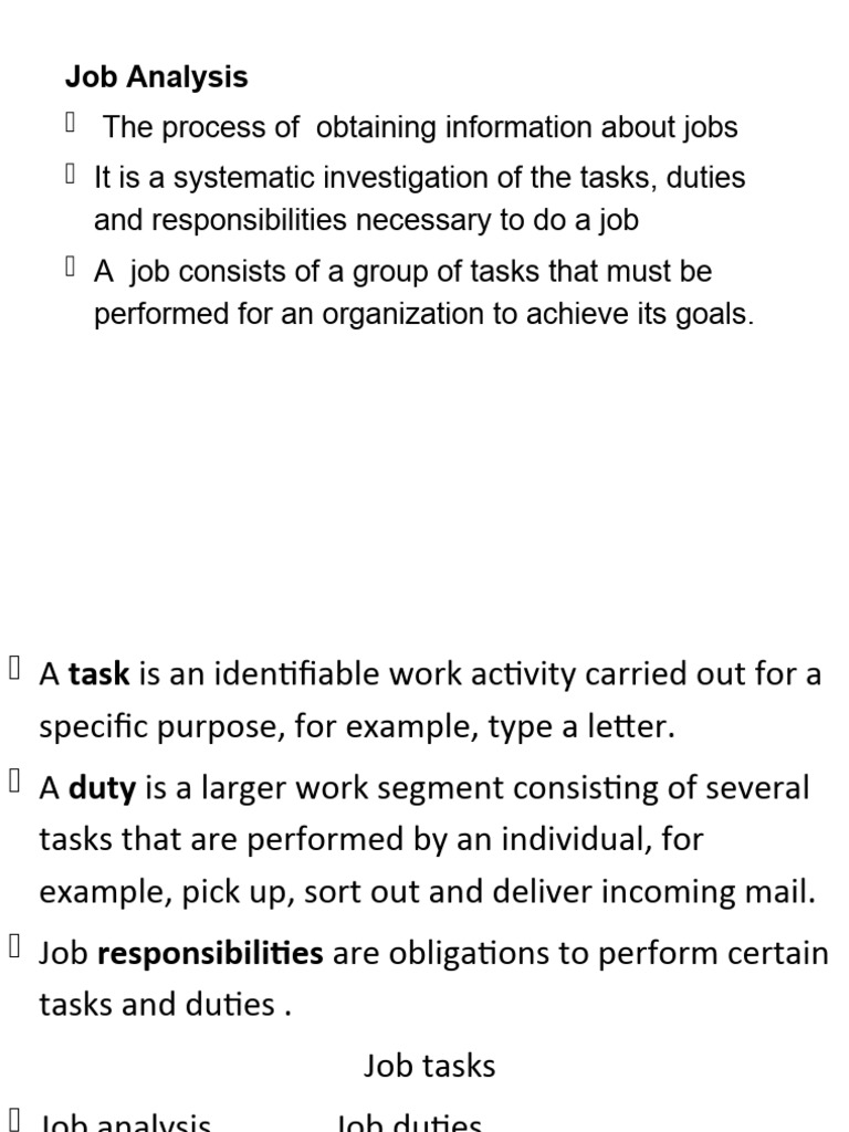 Job Analysis II | PDF Job Analysis II | PDF