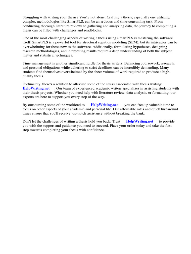 Thesis Using Smartpls | PDF