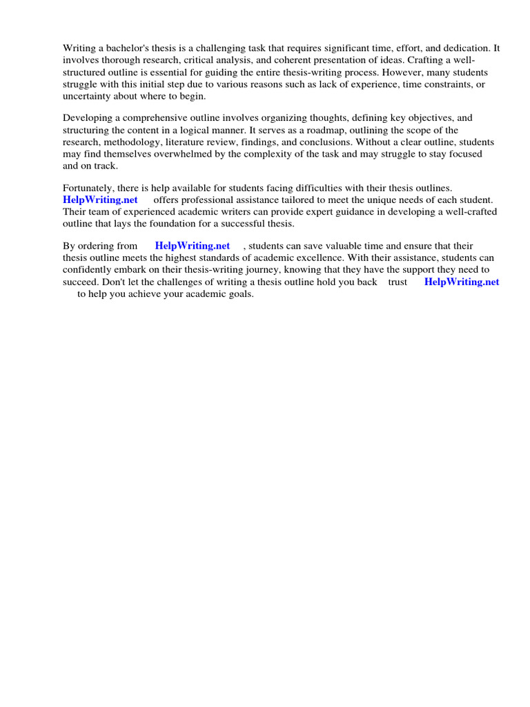 Bachelors Thesis Outline | PDF | Thesis | Java (Programming Language)