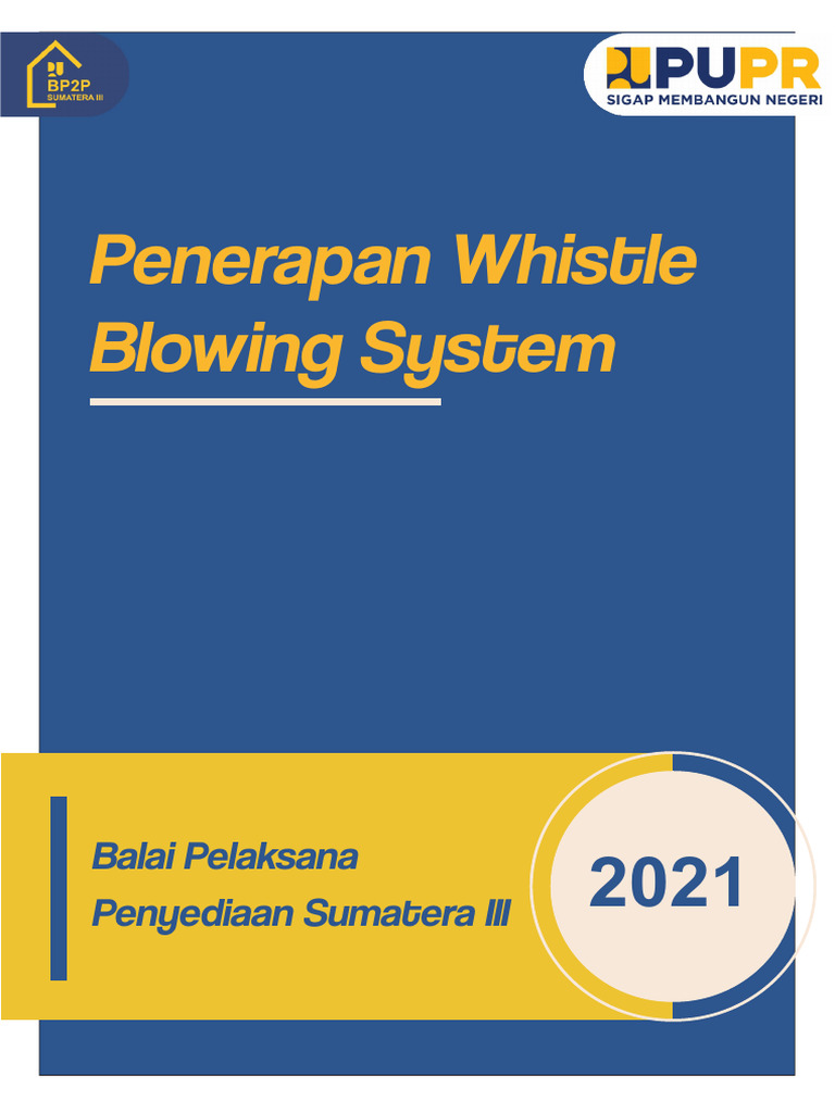 Penerapan Sistem Whistleblowing di PUPR | PDF