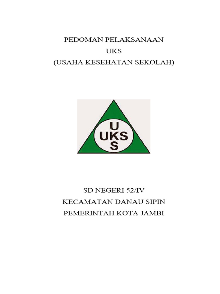PEDOMAN UKS | PDF