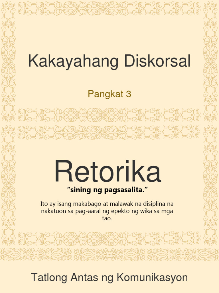 Kakayahang Diskorsal | PDF