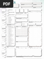 Empty Character Sheet For DND 5e | PDF | Role Playing | Gaming
