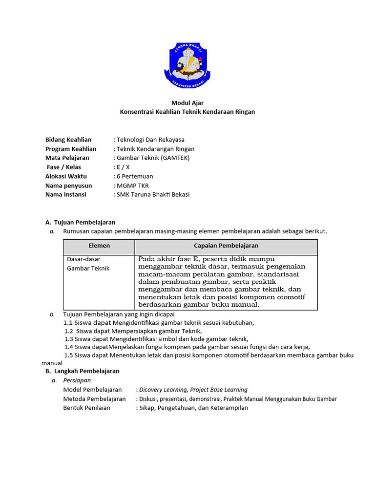 Modul Ajar Gamtek | PDF | Seni | Komputer